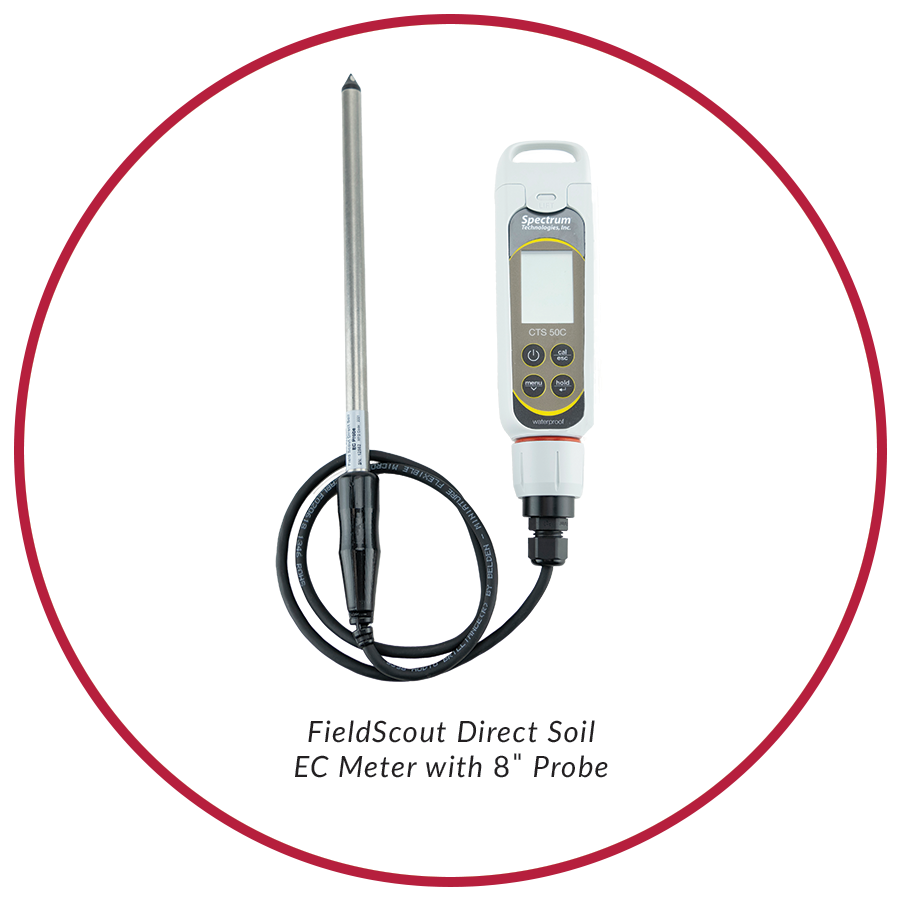 FieldScout Direct Soil EC Meter - 8" Probe