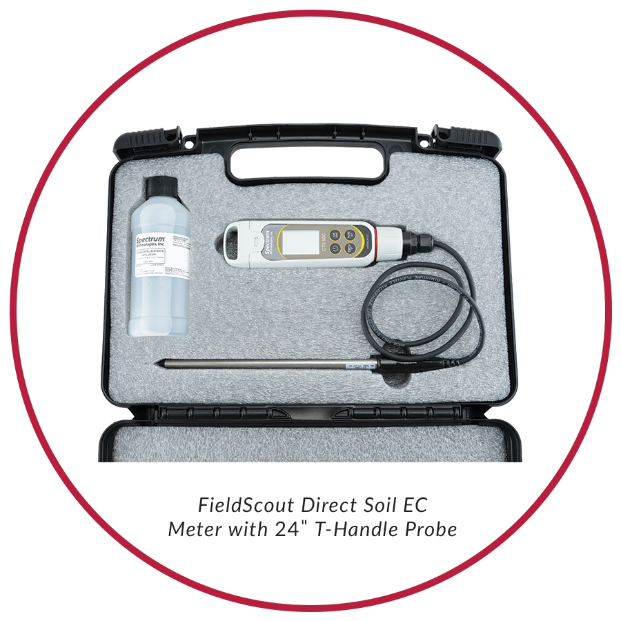 FieldScout Direct Soil EC Meter - 8" Probe