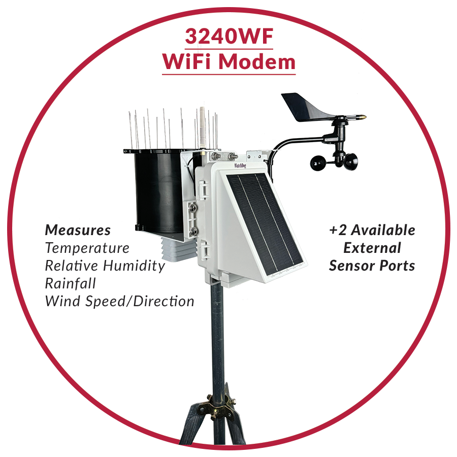 3000 Series - WatchDog Wireless Standard Weather Station (WiFi) (Temp ...