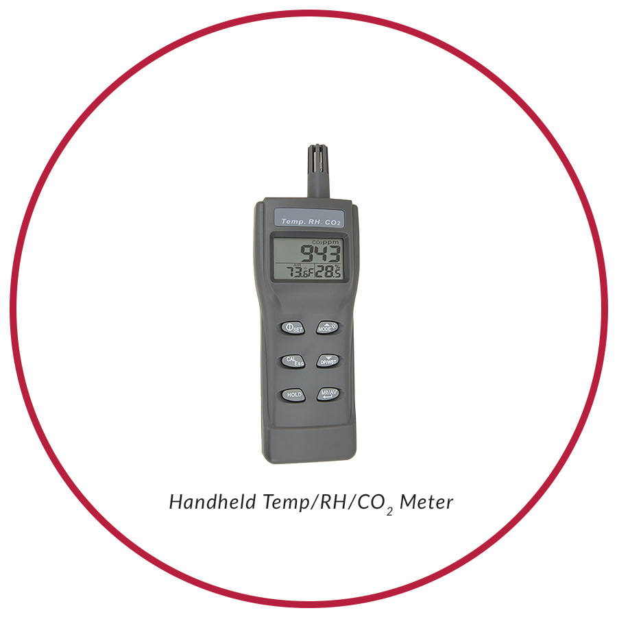 Temp/RH/CO2 Meter - Handheld