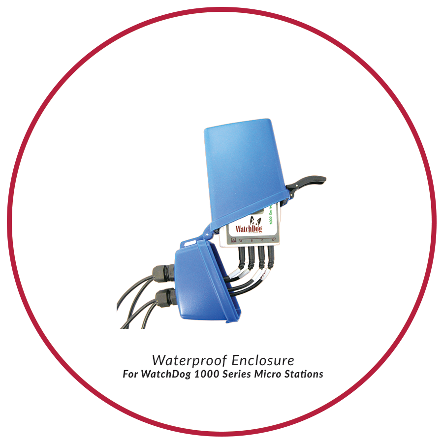 WatchDog Waterproof Enclosure - 1000 Series Stations