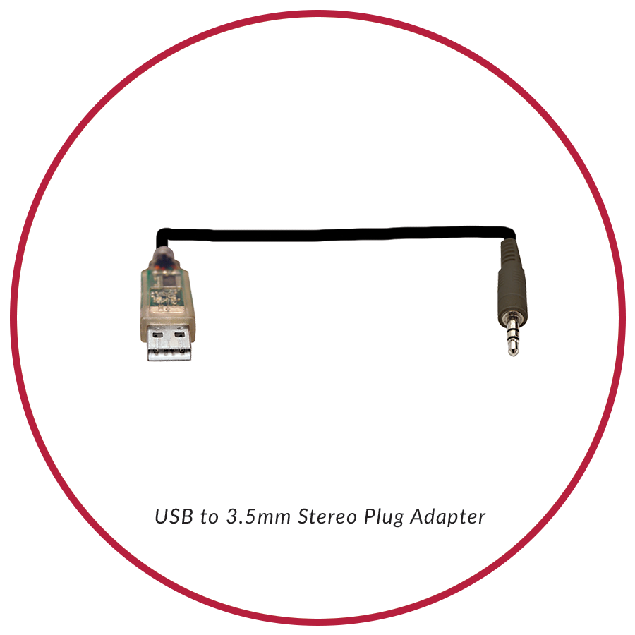 USB to 3.5mm Stereo Plug Adapter