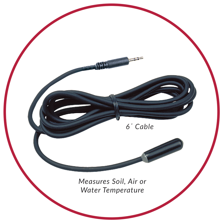 External Soil Temperature Sensor (6' Cable)