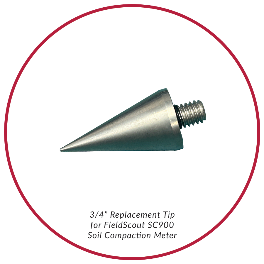 3/4" Replacement Tip - FieldScout SC900 Soil Compaction Meters (Coarse ...