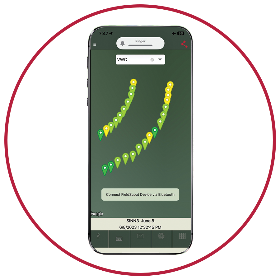 FieldScout TDR 350 Soil Moisture Meter (Case Included)