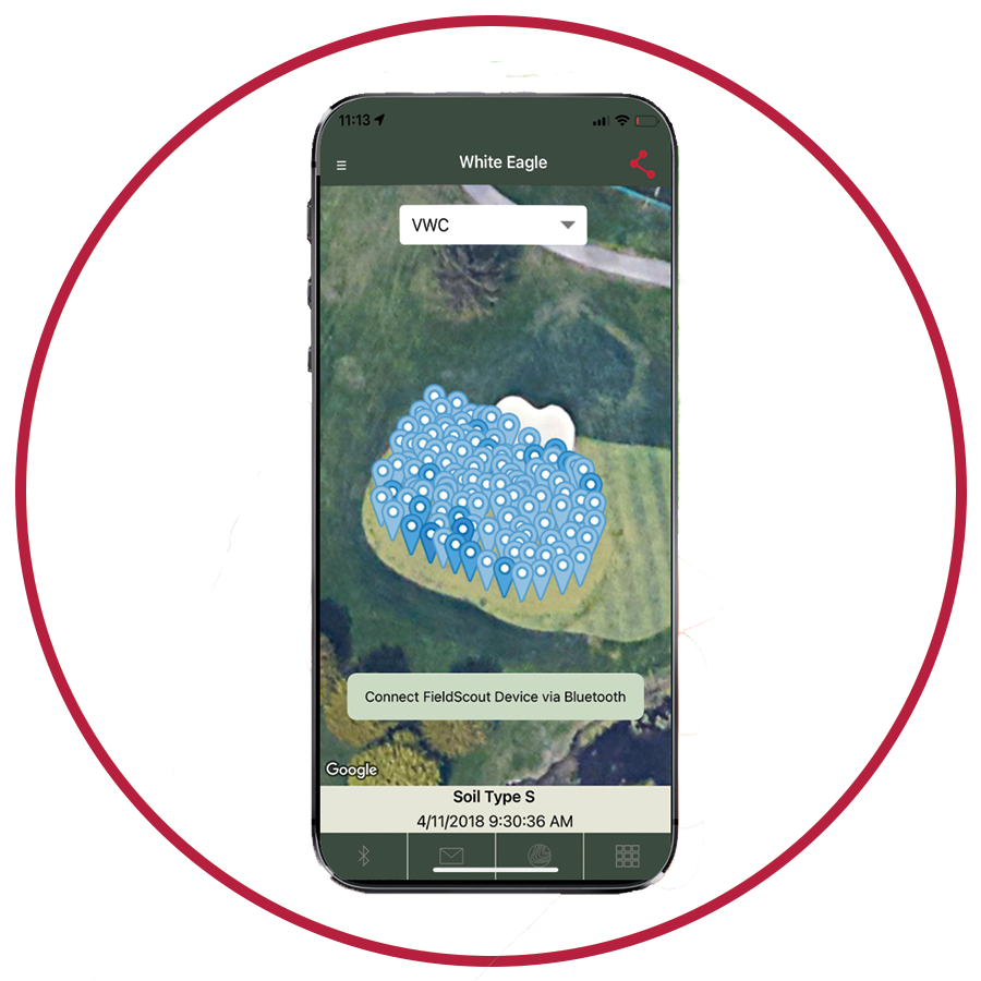 FieldScout TDR 350 Soil Moisture Meter (Case Included)