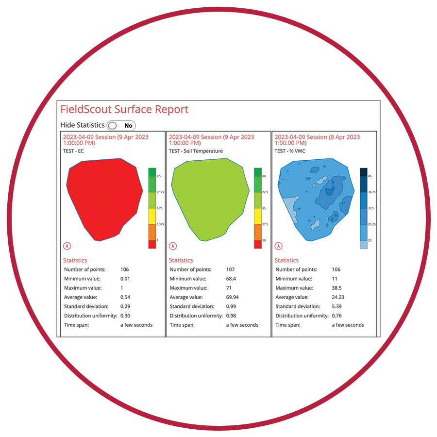 FieldScout TDR 350 Soil Moisture Meter (Case Included)