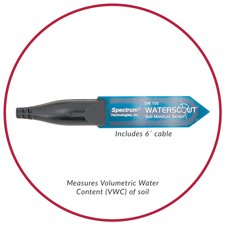 WaterScout SM100 Soil Moisture Sensor (6' Cable)